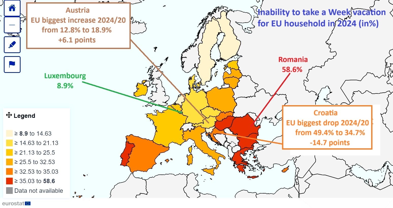 Ένας στους τέσσερις Ευρωπαίους δεν μπόρεσε να πάει διακοπές το 2024 - Kythera.News - Κυθηραϊκά Νέα