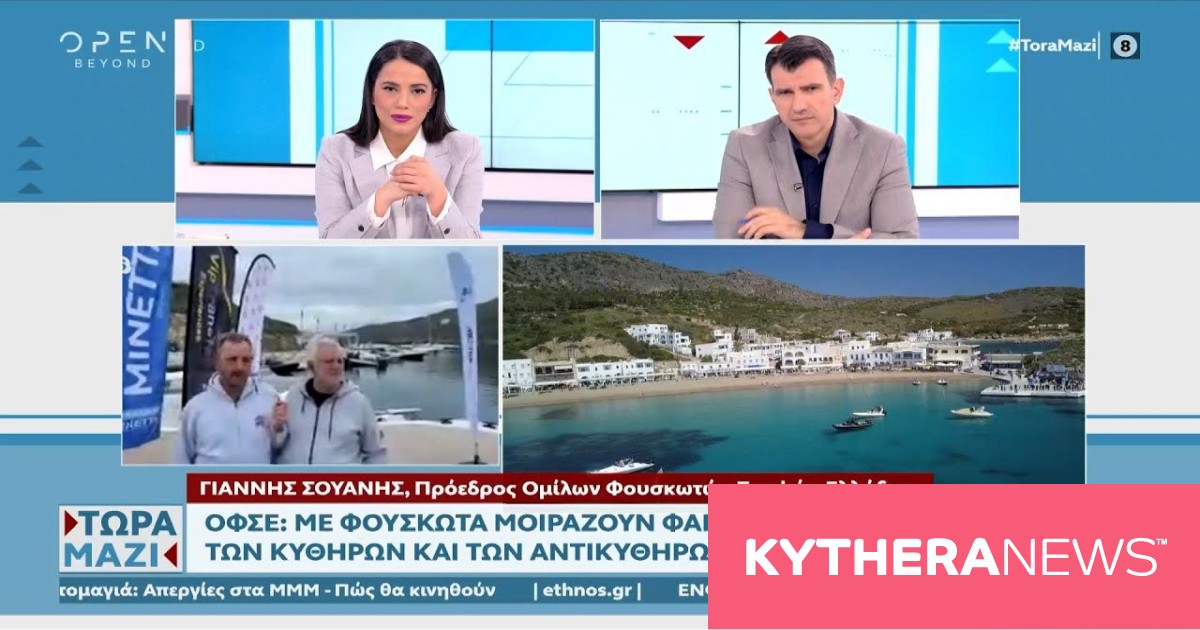 ΟΦΣΕ: Με φουσκωτά μοιράζουν φάρμακα στους κατοίκους των Κυθήρων και των ...