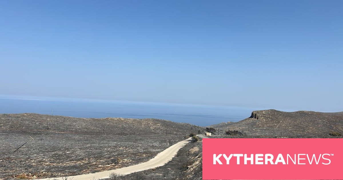 Μεγάλη πυρκαγιά στα Κύθηρα: 30 ώρες μάχη με τις φλόγες, χωρίς ανάσα ...