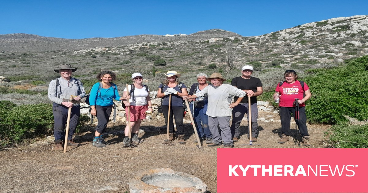 Ο Φρανκ καθαρίζει τα μονοπάτια των Κυθήρων και ξεκινά τους χειμερινούς ...